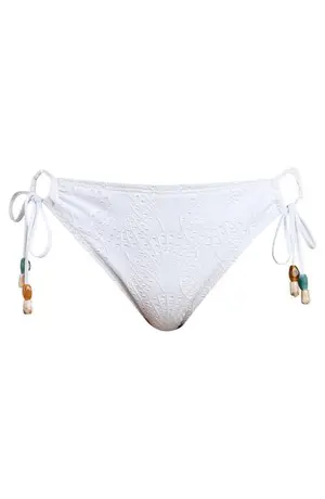 La Blanca Shellbound Bikini Bottom - White