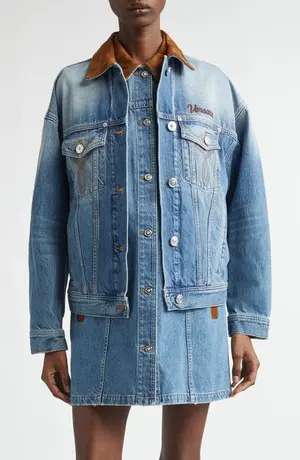Versace Trucker Jackets For Women