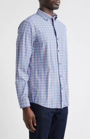Johnston & Murphy Xc Motion Performance Knit Button-up Shirt