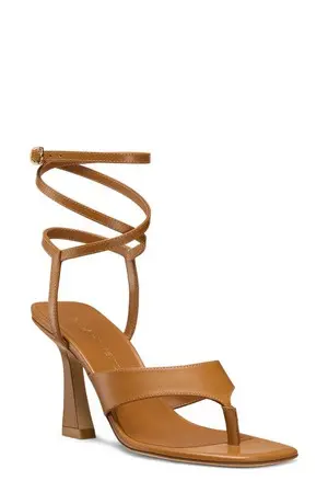 STUART WEITZMAN Vinnie 85 Wrap Sandal - Boho Tan