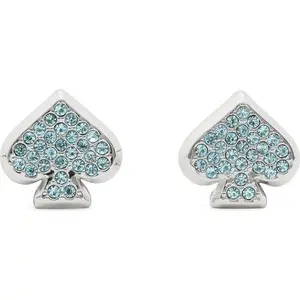 Kate Spade New York Pavé Stud Earrings - Blue/silver