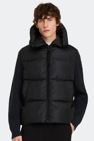 Canada Goose Hybridge Grove Knit Hoodie - Nocturne