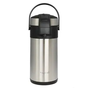 MEGACHEF 3.17 Quart Stainless Steel Vacuum Body Pump Cap Air Pot