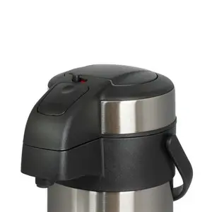 MEGACHEF 3.17 Quart Stainless Steel Vacuum Body Pump Cap Air Pot