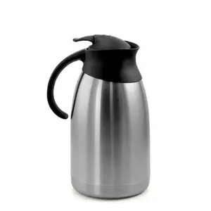 MEGACHEF 2.11 Quart Stainless Steel Thermal Beverage Carafe For Coffee And Tea - Silver