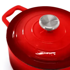MEGACHEF 7 Piece Enameled Cast Iron Cookware Set