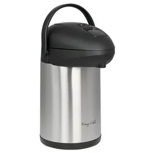 MEGACHEF 3.17 Quart Stainless Steel Vacuum Body Pump Cap Air Pot