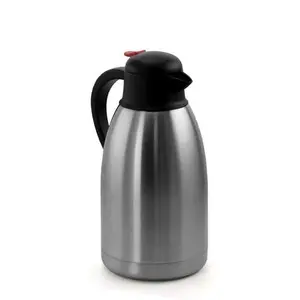 MEGACHEF 2.11 Quart Stainless Steel Thermal Beverage Carafe For Coffee And Tea - Silver