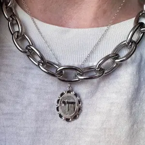OUTOFOFFICE Chai Charm Necklace In Sterling