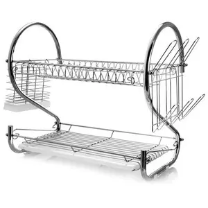 MEGACHEF 22 Inch Two Shelf Dish Rack