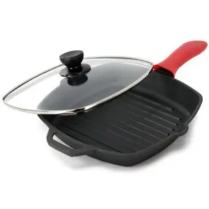 MEGACHEF 10.4 Inch Pre-seasoned Cast Iron Griddle