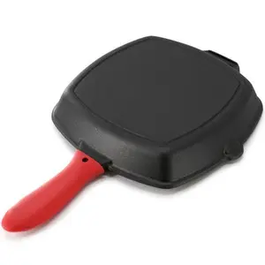 MEGACHEF 10.4 Inch Pre-seasoned Cast Iron Griddle