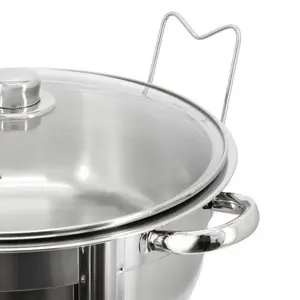 MEGACHEF 7.9 Quart Round Stainless Steel Professional Chafing Dish/food Warmer/buffet Server Serving Trays