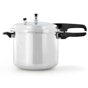 MEGACHEF 11.5 Quart Induction And Stovetop Pressure Cooker With Steamer