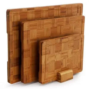 MEGACHEF 3 Piece Wood Cutting Board Set