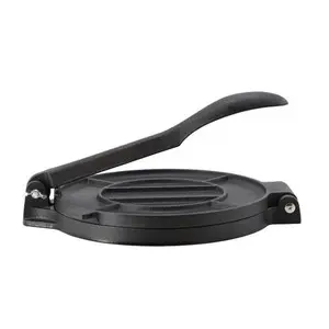 MEGACHEF 7.9 Inch Heavy Duty Round Cast Iron Tortilla Maker Press
