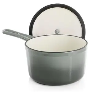 MEGACHEF 2 Quart Enameled Cast Iron Sauce Pan