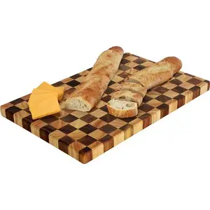 MEGACHEF 16.5 X 10.5 Inch Acacia Wood And Rubber Wood Cutting Board - Brown