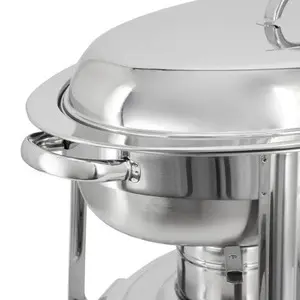 MEGACHEF 5.8 Quart Stainless Steel Oval Professional Chafing Dish/food Warmer/buffet Server Serving Dish