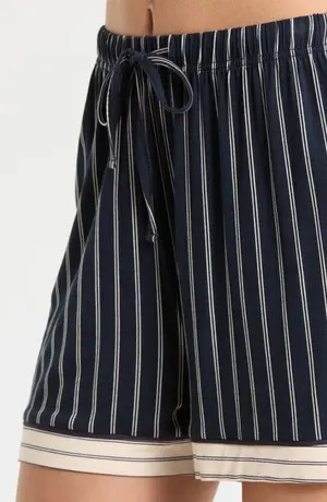 French Connection Stripe Pocket Short Pajamas