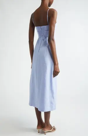 Zimmermann Kindred Spirit Luna Linen Midi Dress
