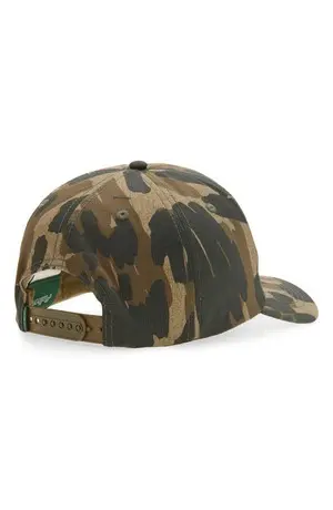 MALBON Tour Divot Camo Stretch Ripstop Snapback Ball Cap