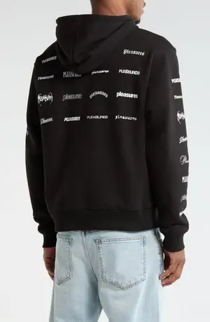 PLEASURES Woodmark Fleece Zip-up Hoodie