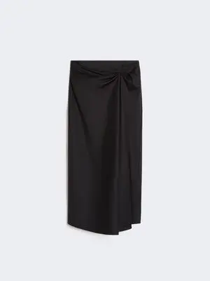 Max Mara Cotton Satin Skirt