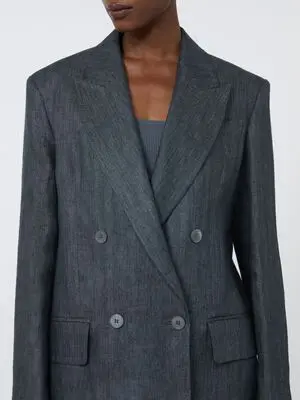 Max Mara Olimpia Jacket In Chevron Wool