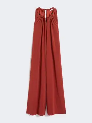 Max Mara Flowing Envers Satin Jumpsuit