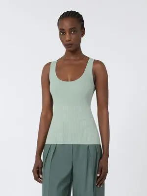 Max Mara Viscose-blend Yarn Top
