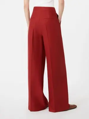 Max Mara Cotton Gabardine Jersey Trousers