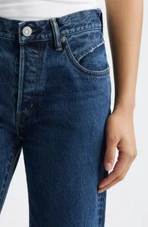 Moussy Vintage Lara Western Straight-leg Jeans - Dark Blue