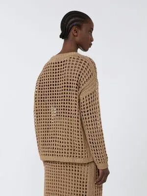 Max Mara Cotton Mesh Jumper