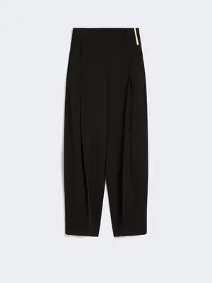 Max Mara Wide-fit Viscose Satin Trousers