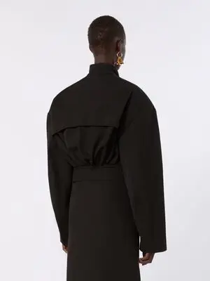 Max Mara Oversized Cotton Bomber Jacket