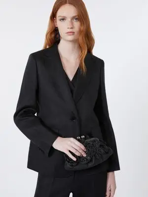Max Mara Linen Canvas Blazer