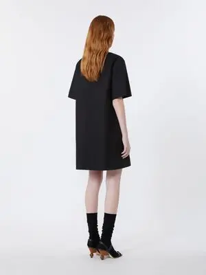 Max Mara Cotton And Linen Canvas Mini Dress