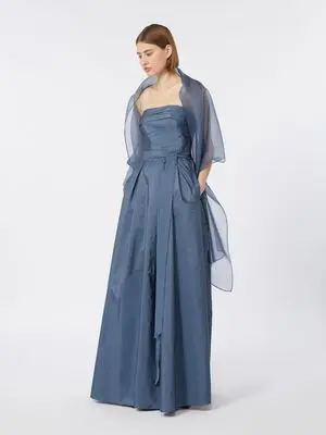 Max Mara Taffeta Bustier Maxi Dress