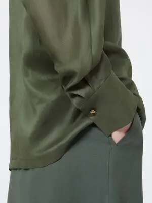 Max Mara Ramie Canvas Shirt
