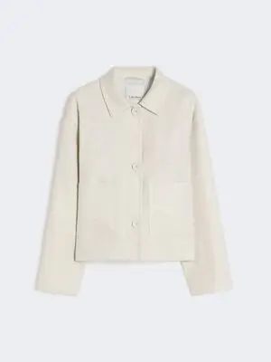 Max Mara Stretch Linen And Cotton Jacket