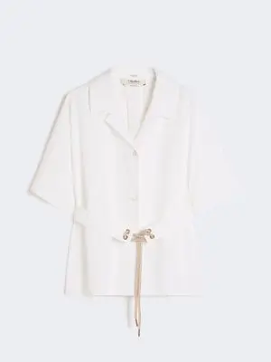 Max Mara Cotton Poplin Shirt - White