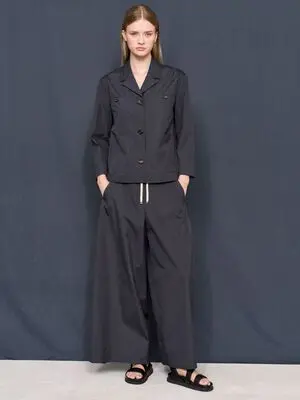 Max Mara Poplin Drawstring Trousers