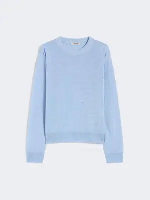 Max Mara Linen Yarn Crew-neck Sweater
