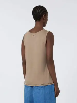 Max Mara Cotton And Modal Jersey Top