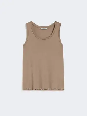 Max Mara Cotton And Modal Jersey Top