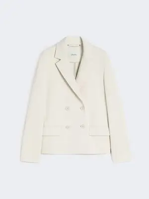 Max Mara Double-breasted Scuba Jersey Jacket