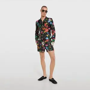 Gucci Printed Nylon Swim Shorts