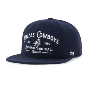 '47 Dallas Cowboys Whitlock Captain Corduroy Adjustable Hat - Navy