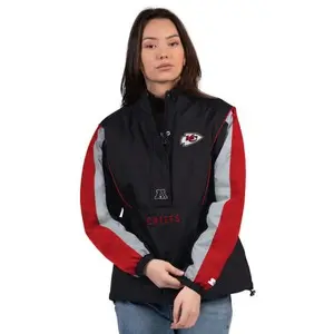STARTER Kansas City Chiefs Thursday Night Gridiron Half-zip Jacket